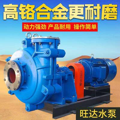 源头工厂Z869J/卧式渣浆泵耐磨4/810寸煤抽矿砂浆输铁抽送砂泵石