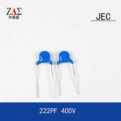 安规Y电容 X1Y1 222M AC400V 2.2NF 2200PF P=10mm 直插陶瓷电容