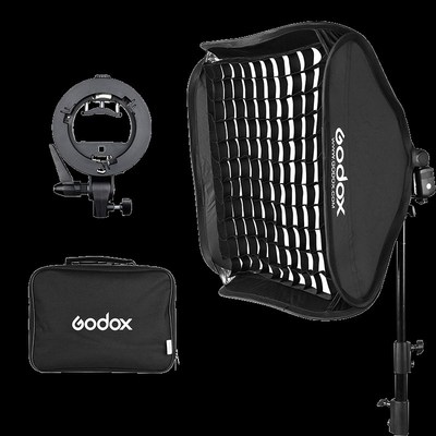 Godox神牛S2闪光灯支架S卡盘保荣卡口底座S型便携机顶V1/V860三代