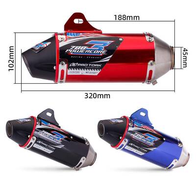 摩托车排气管28005越野车0装适F用于CRF改23CR250