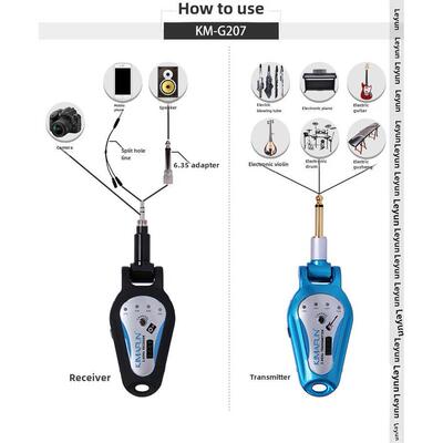 2025新型Kimafun无线收发器电动吹管电鼓电钢电吉他通用