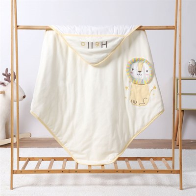 新生儿纯棉包被春秋冬季婴儿抱被产房包单宝宝外出加厚襁褓兔年