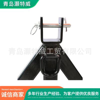 合重型农机灏特威拖车挂钩3点2接收器拖车件三2214脚架牵引拉杆接
