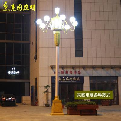 LED中灯市政路6米华8米9米1米景观灯户外道路高杆灯0广场灯HOV玉