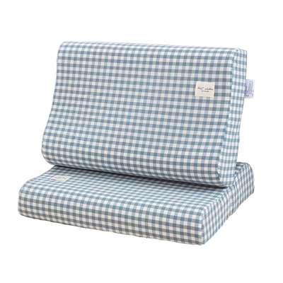 ?乳胶枕套40cmx60cm纯棉35×55成人儿童30x50夏季橡胶枕头套一对