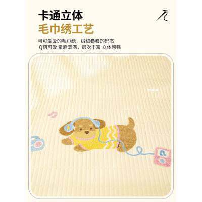 宿舍卡通夹棉SX202506床笠单毛件2025新款生单人巾绣床护垫套保罩