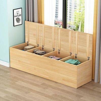 实木窗OBR飘松柜木地窗柜自由组合矮柜子阳台储物柜子柜榻榻米