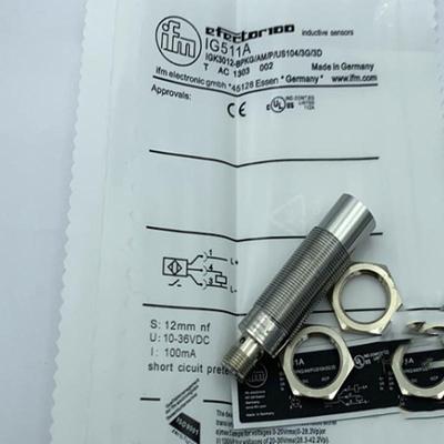 耐碰撞全金属电感式接近开关IG511A IG501A 接近开PNP 常开