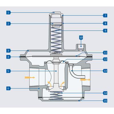 Mertik Maxitrol 气体过滤器 HF2000F100-0-0C