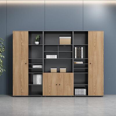 办公家具木质文件柜柜壁柜景资料储物柜靠墙书柜展示柜BBG子背室