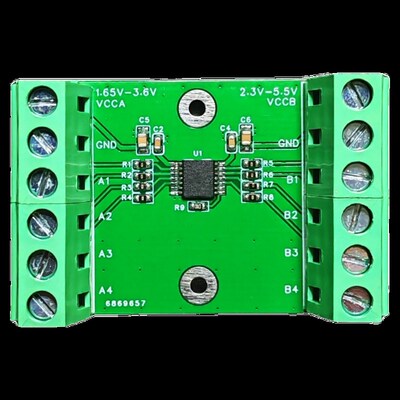 4路TTL电平信号转换 TXB0104高速全双工 4路电平转换模块