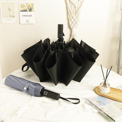 自动雨伞男士女晴雨两用伞折叠结实防风双人太阳伞加大加固遮阳伞