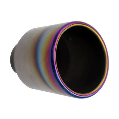 售厂7227家改销不锈钢汽车尾喉汽车排气管装配件半彩消声器尾喉