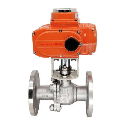 Q941F-16P电动不锈钢法兰球阀DN15255032开关40型2065-200