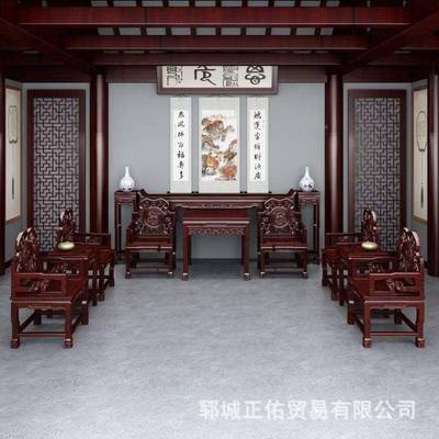 实木堂六件套榆木供桌条12941几案台香家中用农村佛堂屋中式供奉