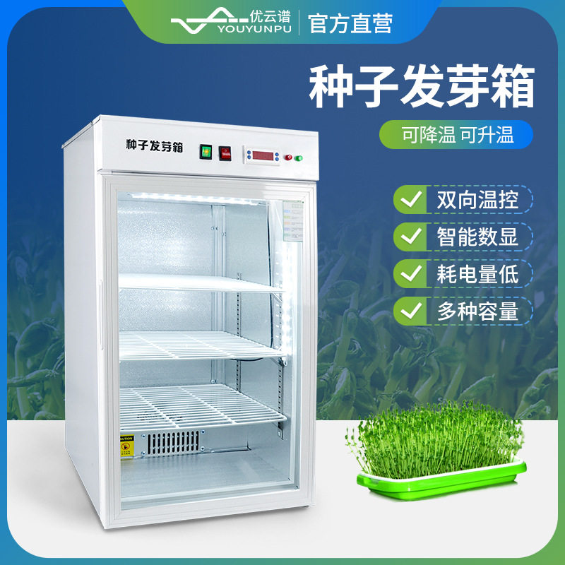 种子发芽箱电热恒温恒湿试验箱细菌微生物培养箱智能育芽催芽机