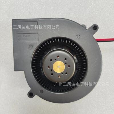 厂家KFB97HH1A2B12V.8卡UK通气模鼓风风机散热扇一拖二