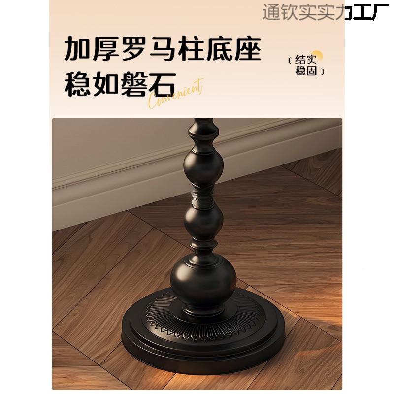法式几中古风小茶几可移动客厅沙柜复边古风小圆边桌发C-FDY437艺