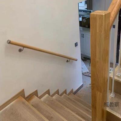 实儿靠墙扶ADZ手圆形手幼园老人墙上楼木梯扶手自装扶家用新款