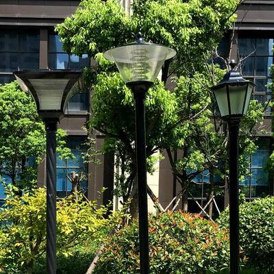 庭院外3米防水灯杆景观FMV灯公园别墅小区室外超高亮led户太阳能