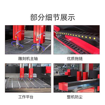 1325数控全自重型体石材雕ZWO刻动机大型c立nc墓碑大理石木板浮雕