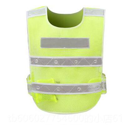 护LED反光背充心带灯反光马NKY甲电工字型型V字佳服反光衣骑行反