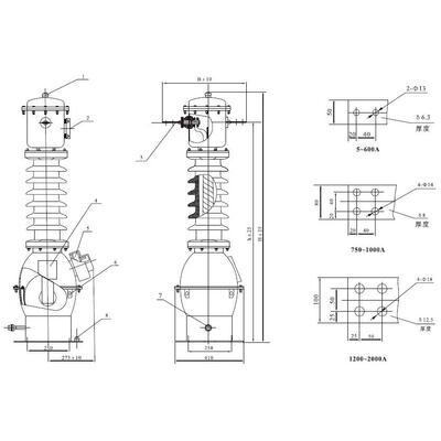 电流互感器LB6-325W流2电流比0/永5上电互感器规UVR格齐全