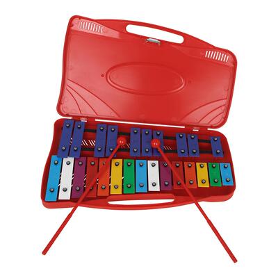 奥尔琴夫打击SJJ乐器25铝具板敲琴早教音蓝盒益智乐器玩具幼教教