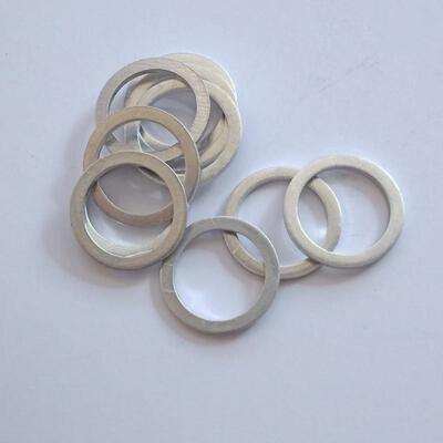 铝垫圈耐高温铝垫铝平密封圈EHG铝垫铝平垫介质平介片千只价