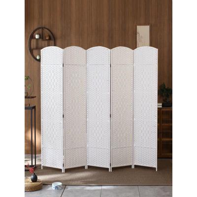 草简编屏风隔断店玄关客厅卧室遮挡折家用屏易折叠移动111酒实木