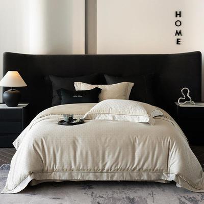 春夏爽滑天丝棉提花丨高奢雅韵S100莱赛尔棉四件套敏感肌超柔裸睡