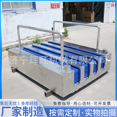 煤矿巷道出入口用双通道1.6*2.5m不锈钢材质红外感应无动力洗靴机