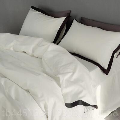 正品SIDANDA全纯棉14支双长绒棉四件套高端0床股上用品棉床单被套