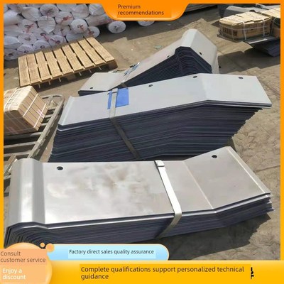 桥梁伸缩缝钢盖板热镀锌护栏挡板保护桥台防撞墙护栏钢板站位防护