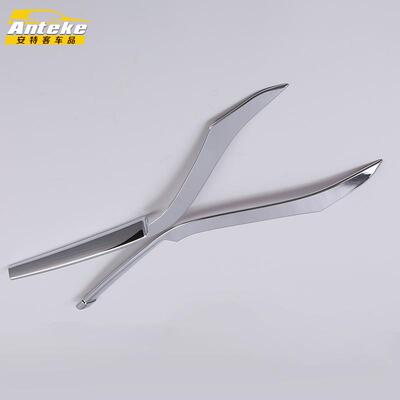 适用前上中网于12款CVRV前上中网饰防条CR车身险保杠机盖亮条撞擦