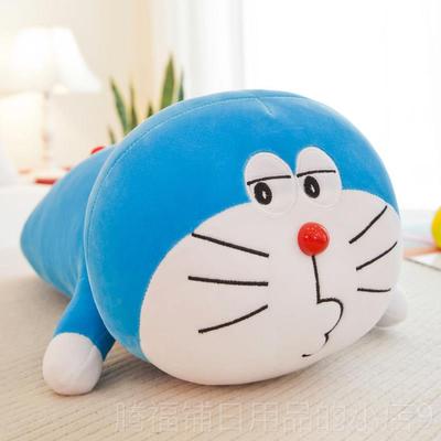 正品卡通可爱哆A梦枕头长条多拉睡枕机器睡觉软抱枕啦靠猫枕毛绒