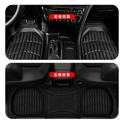 汽车脚通垫加810PVC防清水用可剪裁脚垫3件套易洗厚防滑耐脏车用