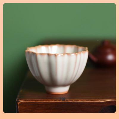 ⇗青猪油主人杯单功夫茶具陶瓷品茗杯盏龙泉冻茶RRQ瓷杯开杯片可养