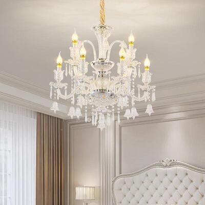 法店水晶吊灯24204高档新款酒大婚礼餐厅别墅复式式楼客堂厅欧式