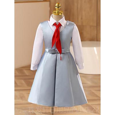 高档儿童大合唱出服演男女童唱祖国唱红表演服小学生歌演讲比赛歌