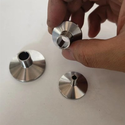 不锈钢316L真空快装焊接片KF16-KF25焊接1/4-1/2一体微焊VCR变径