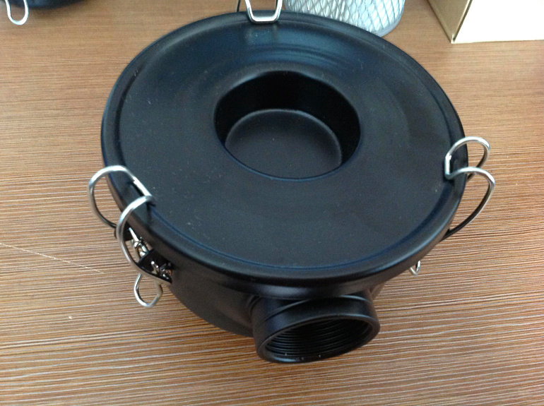 F004-1真空泵过滤器内螺纹1寸 外径146mm高110mm