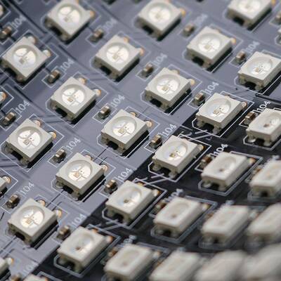 柔性全彩8RGB像素屏WS2812BWSMSK6821点阵显示屏8x32116x6x812V