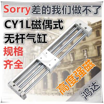 RMTL25磁偶式无杆气缸CY1L25H*25/50/100/200/300/400/500/1500