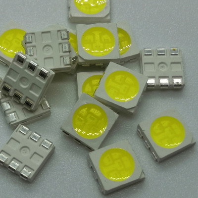 深圳led贴片5050灯珠三安芯片高品质SMD5050led5050高亮正白光灯