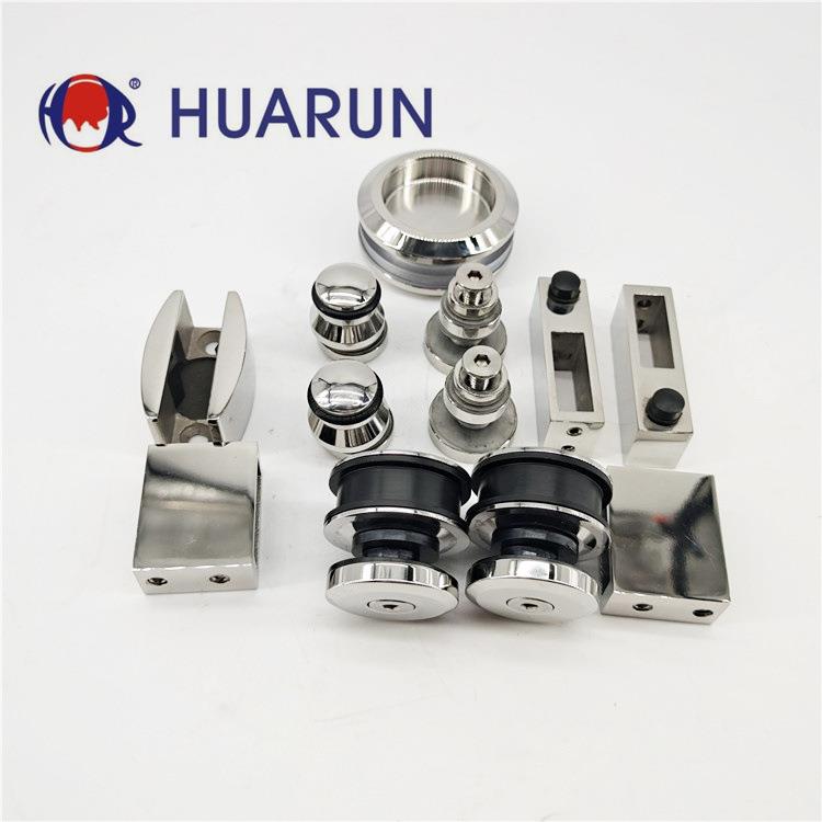 不锈钢淋房HR1300Q-配件玻隔璃门滚轮固器定滑轮干湿分离断浴浴室