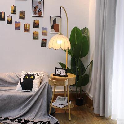 奶3741油风沙落地灯客厅发边几围茶几摆件卧室床头柜台氛灯置物一