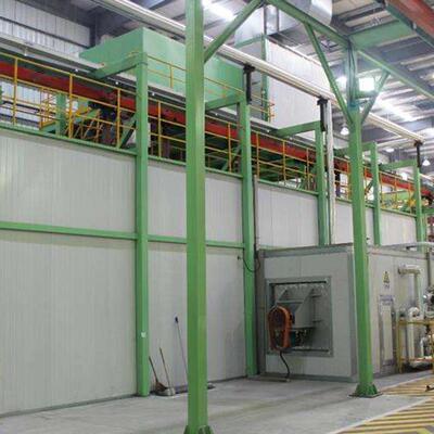 挂式涂DTP房装生产线高喷塑温流水线喷涂生产线汽车配件涂悬装生