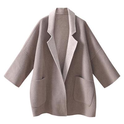 驼苏力羊驼绒面料双羊面双GNY色双阿尔巴卡面呢布料羊毛混纺羊绒