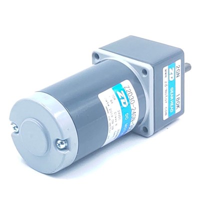 Z2D30-24GN-30S-2GN18K平板打印机用中大30W直流有刷齿轮减速电机